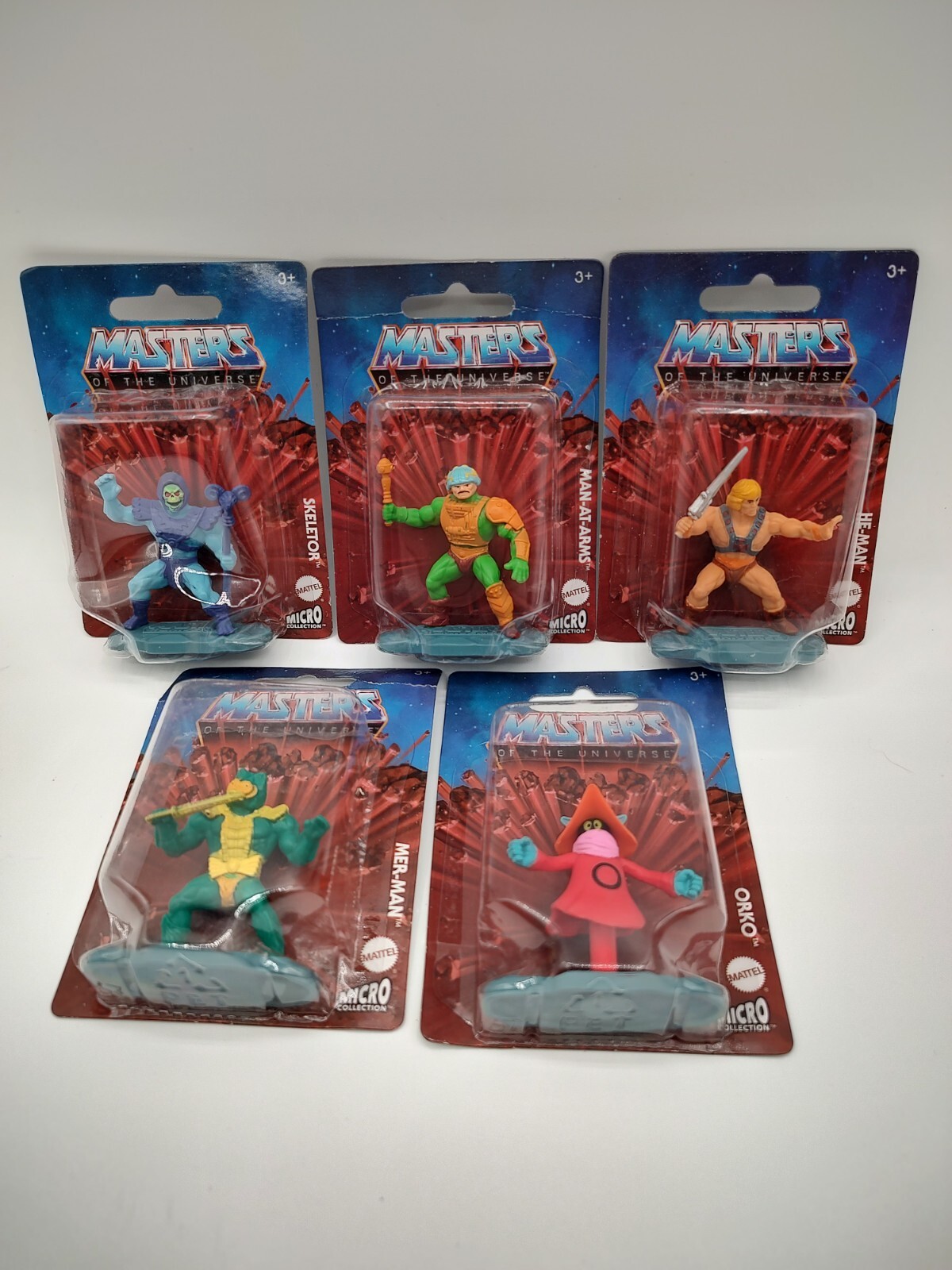Masters Of The Universe MOTU 2" Mini Micro Figures Cake Topper Complete ...