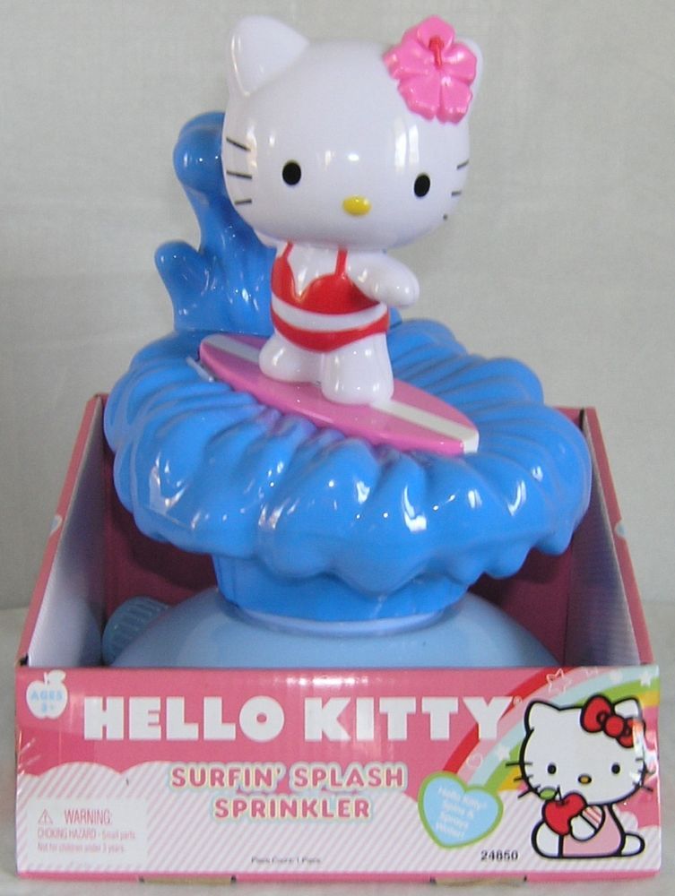 Hello Kitty Sprinkler Water Toy Surfin' Splash BIG FUN NICE GIFT NIB | eBay