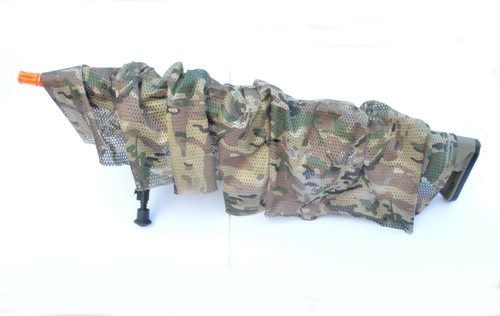 Camouflage Rifle Sniper Veil Netting Mesh Gun Wrap Material - Camo ...