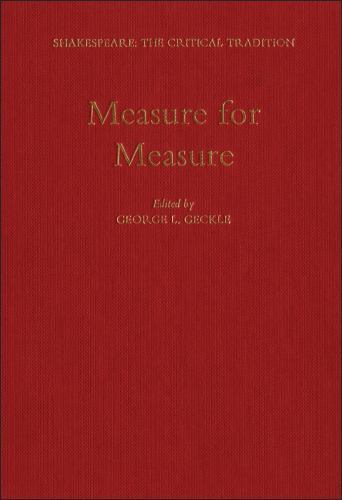 Shakespeare: the Critical Tradition Ser.: Measure for Measure ...