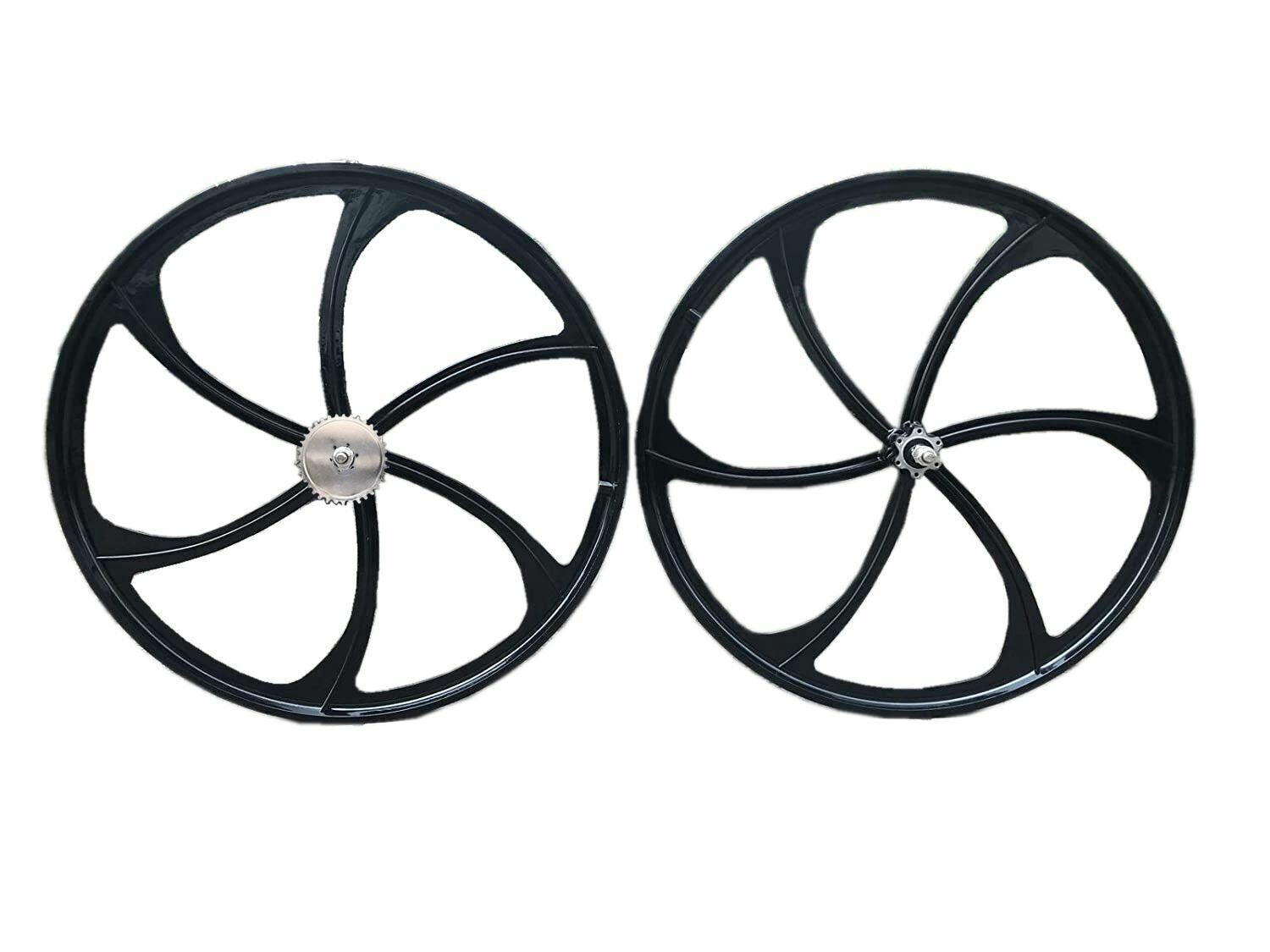 CDHPOWER 26" Bike Mag Wheels Set Rims 100x120MM W/44T Sprocket ...