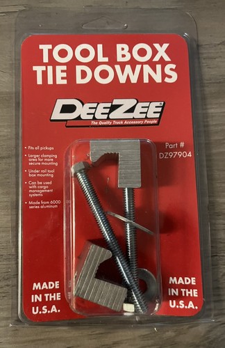 Dee Zee DZ97904 Universal Tool Box Tie Downs | eBay