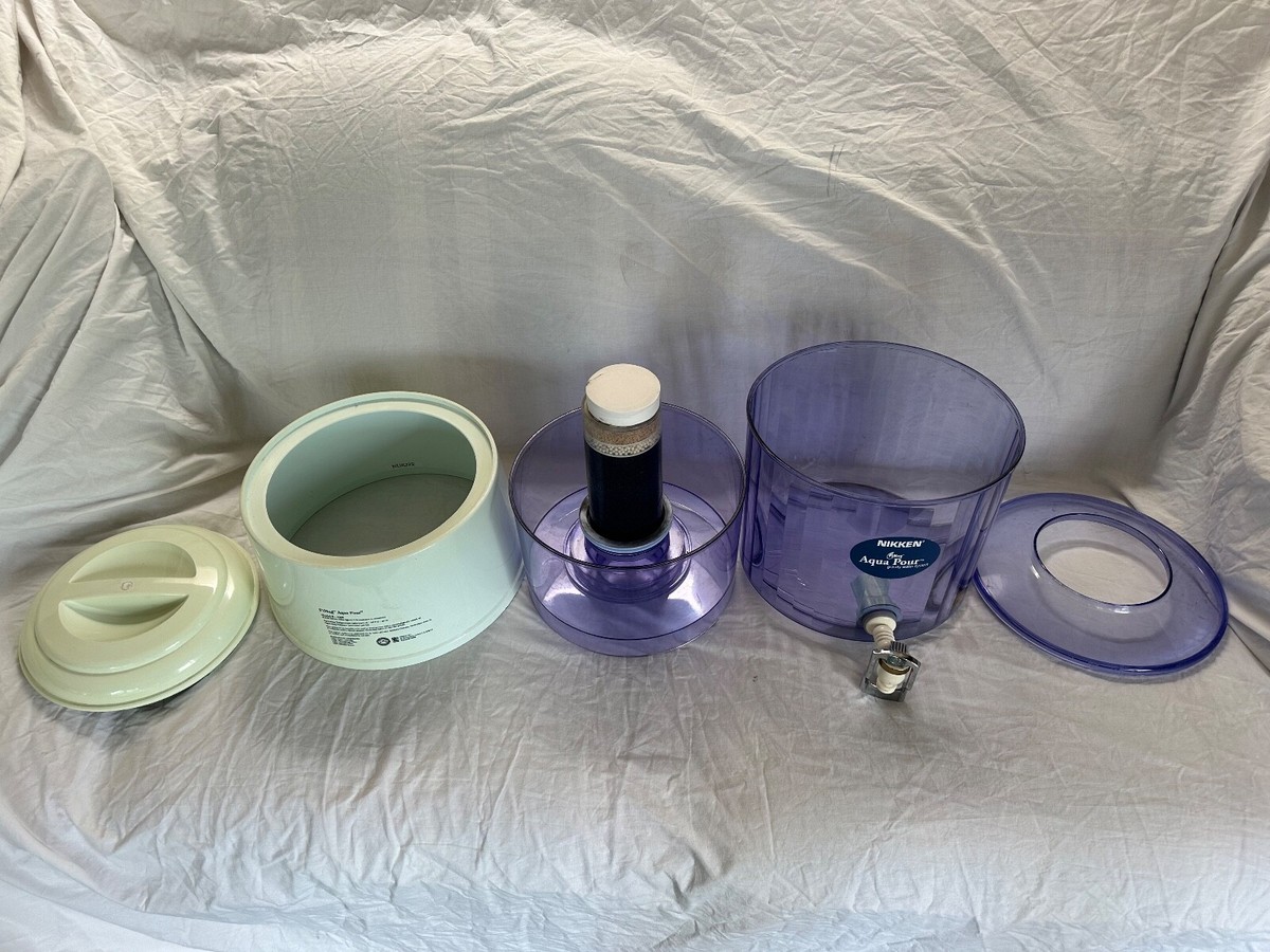 Nikken Pimag Aqua Pour Gravity Water System Model 1360 Complete Set New