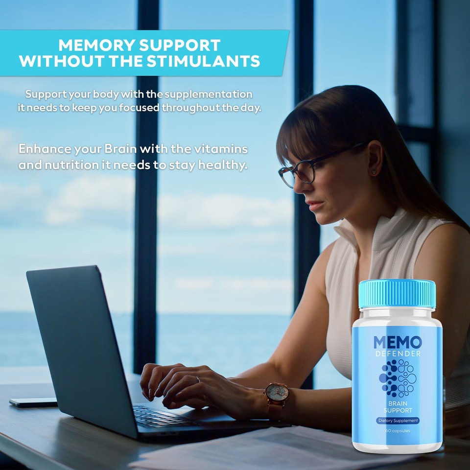 Memo Defender Brain Max Support Supplement Pills Advanced Formula 180 ...