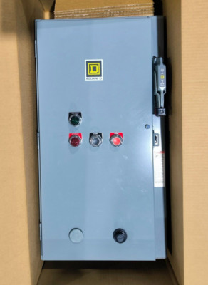 Square D AC Combination Motor Starter Fusible 30 Amp 8536SBO2H30S ...