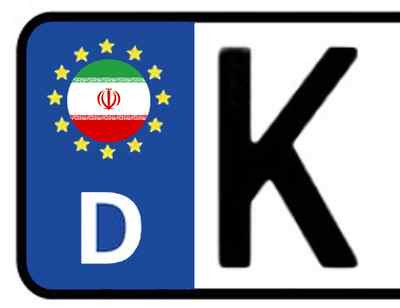 2x Kennzeichen Aufkleber Nummernschild IRAN Sticker | eBay.de