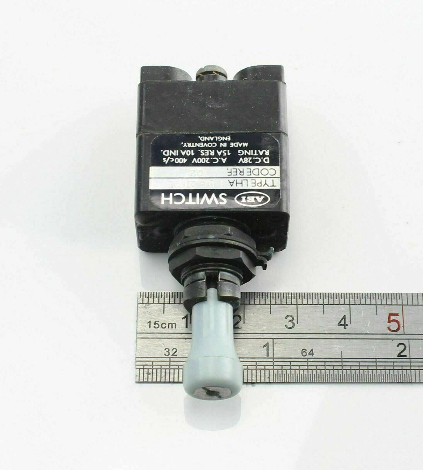 Toggle Switch 2 Position LHA1.BG211D2 Q2 AEI Ex-RAF Vintage Aircraft ...