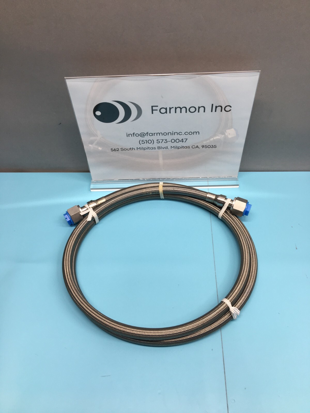 AMAT 3400-00185 TEFLON HOSE ASSY FLEX TFE/SST BRAID 5/8"ID X 80, 120948 ...