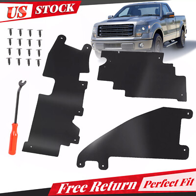 New Radiator Support Grille Air Deflector Set For F-150 09-14 3PC with ...