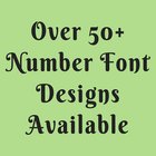 OLDE TIME Numbers Stencil - 3 Inch Old World Font Address House Sheet ...