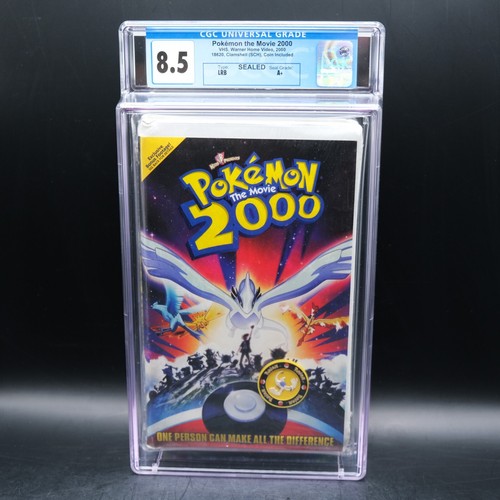 Pokemon 2000 VHS New Factory Sealed CGC 8.5 A+ Wata IGS Second Movie ...