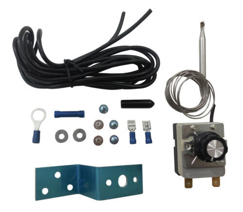 Adjustable Electric Fan Controller Kit 160 - 220 Degrees 20 Amp | eBay