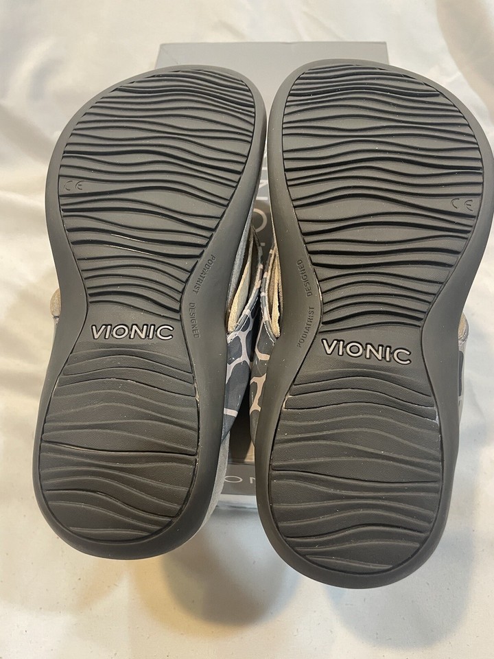Vionic Bella II Flip Flop - Women's Orthotic Sandals Grey - 5 Wide | eBay