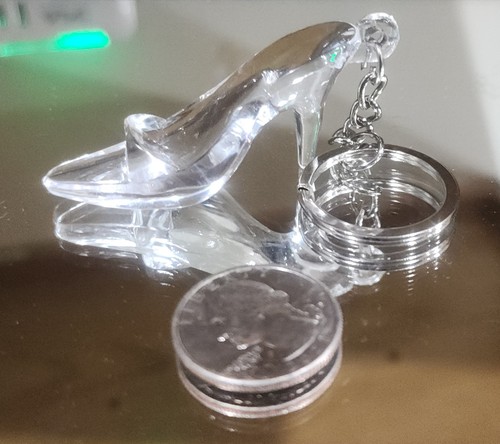 Glass Slipper/ High Heel Key Chain | eBay
