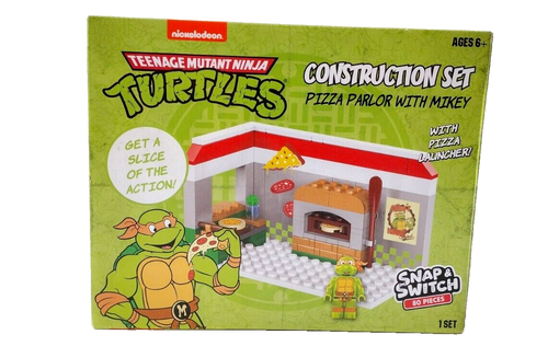 Teen Ninja Turtles Pizza Parlor Mikey Snap Switch Construction Toy Set ...