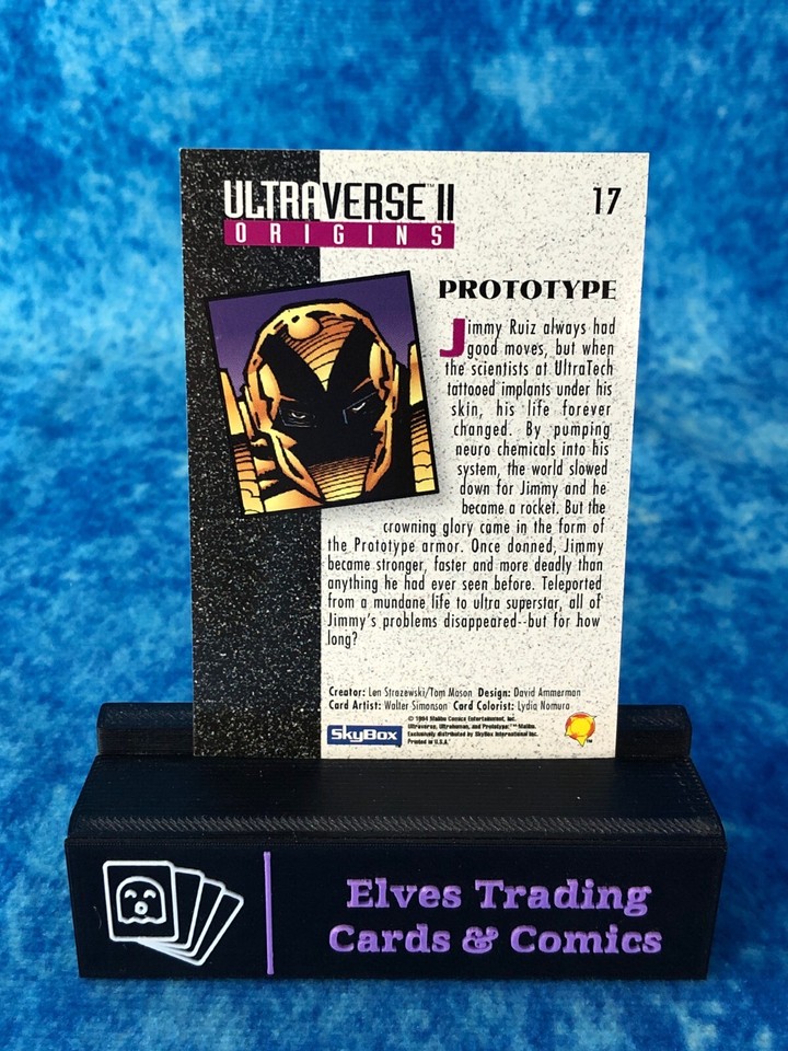 Ultraverse II SINGLE Non-Sport Trading Card by SkyBox 1994 Malibu ...