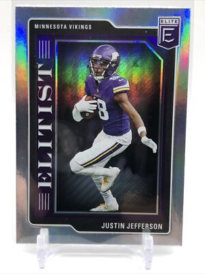 2023 Donruss Elite Football ELITIST Justin Jefferson #EL-2 Minnesota ...