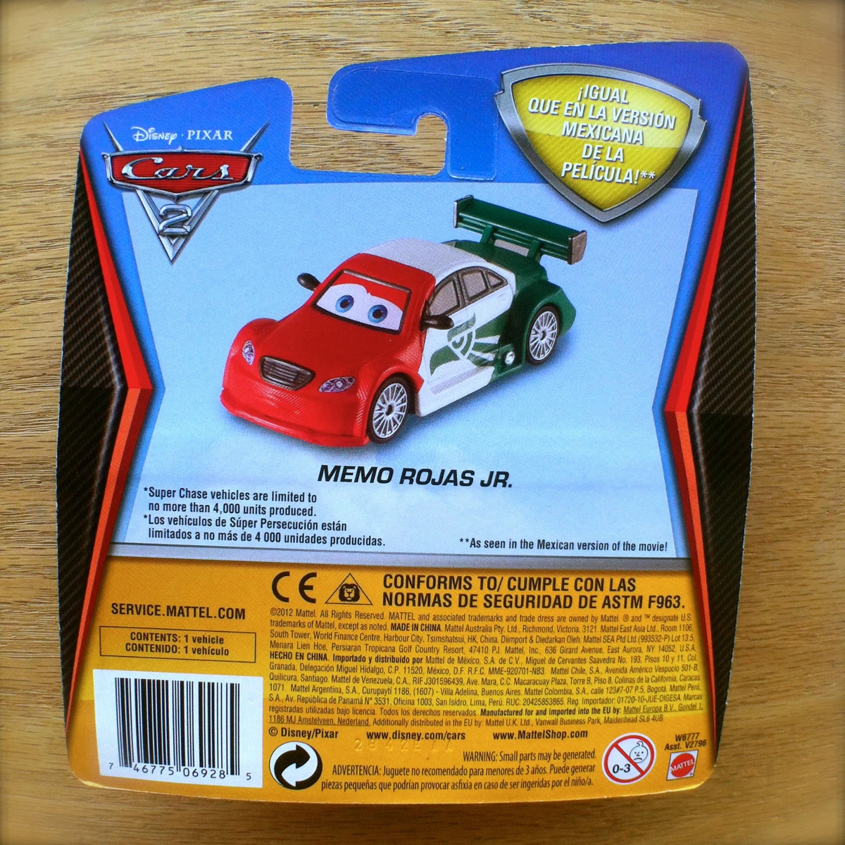 Cars 2 Memo Jr Toys