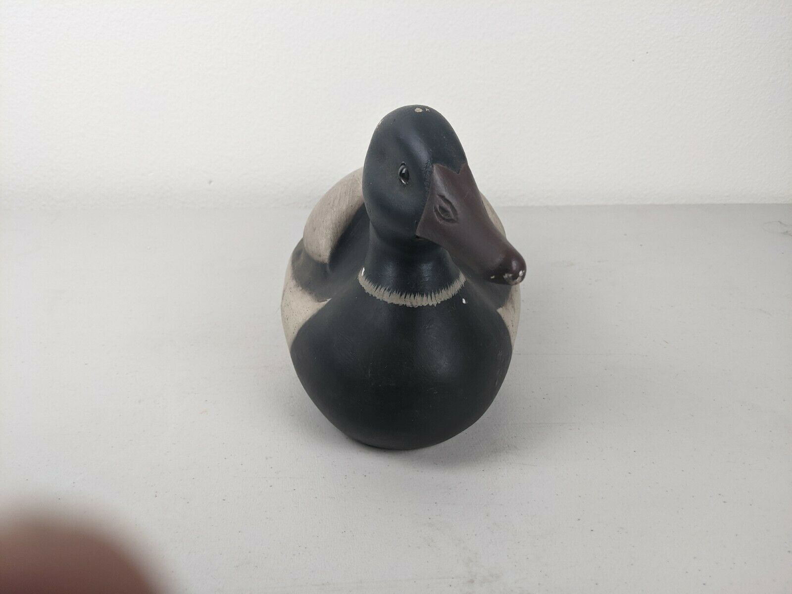 Duck DECOY Hand Carved & Painted By James Haddon~Very Good Condition ...