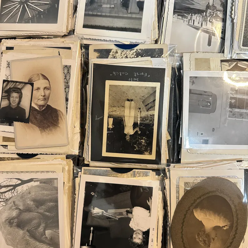 50 VINTAGE PHOTOS VARIETY LOT -NO JUNK PIX Antique Black & White Found ...