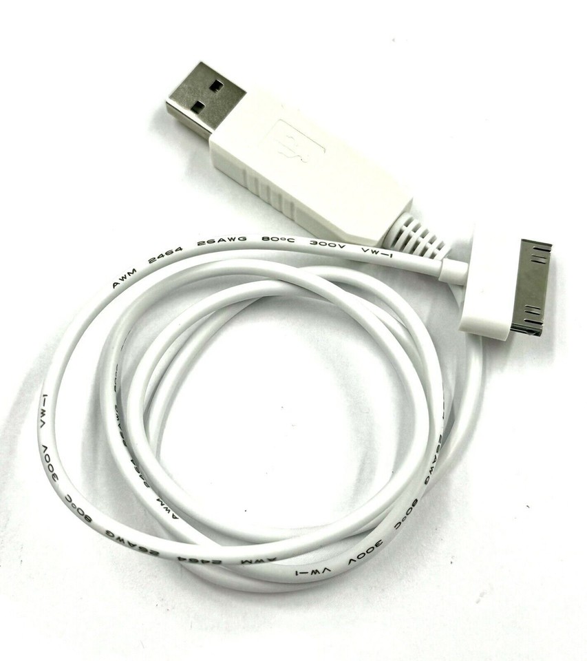 USB to 30Pin Charging Cable Firewire Charging Cable For iPod 3 3rd 4 ...