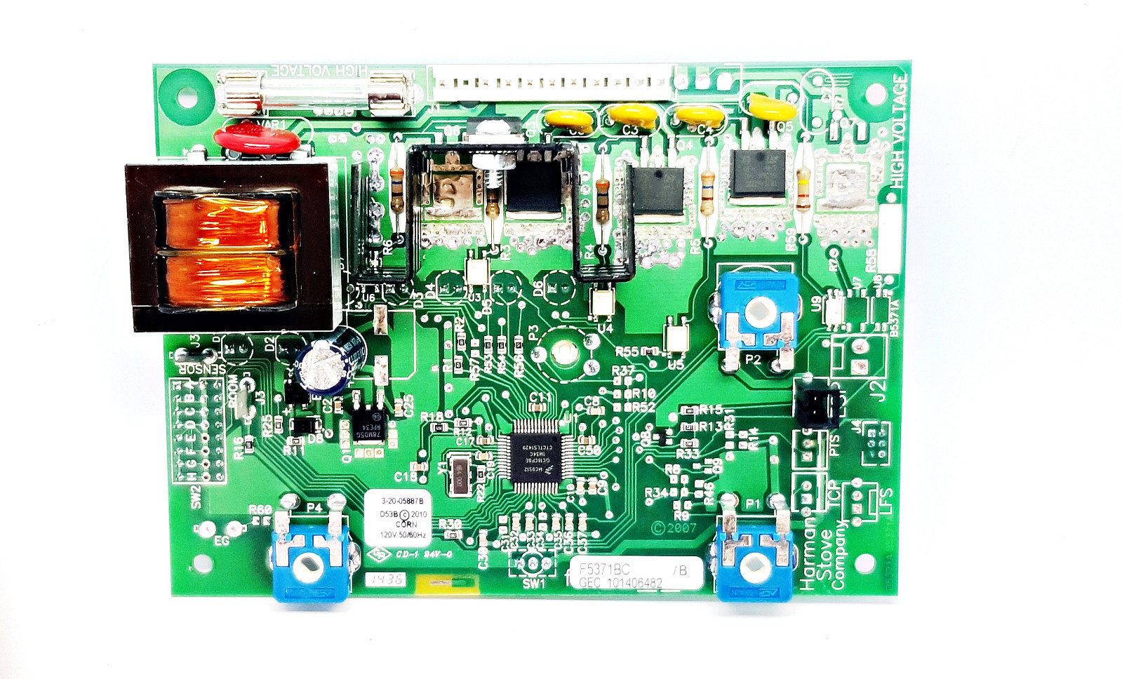 Harman, Harmon PC45 Corn & Pellet Stove Control Circuit Board, 1-00 ...