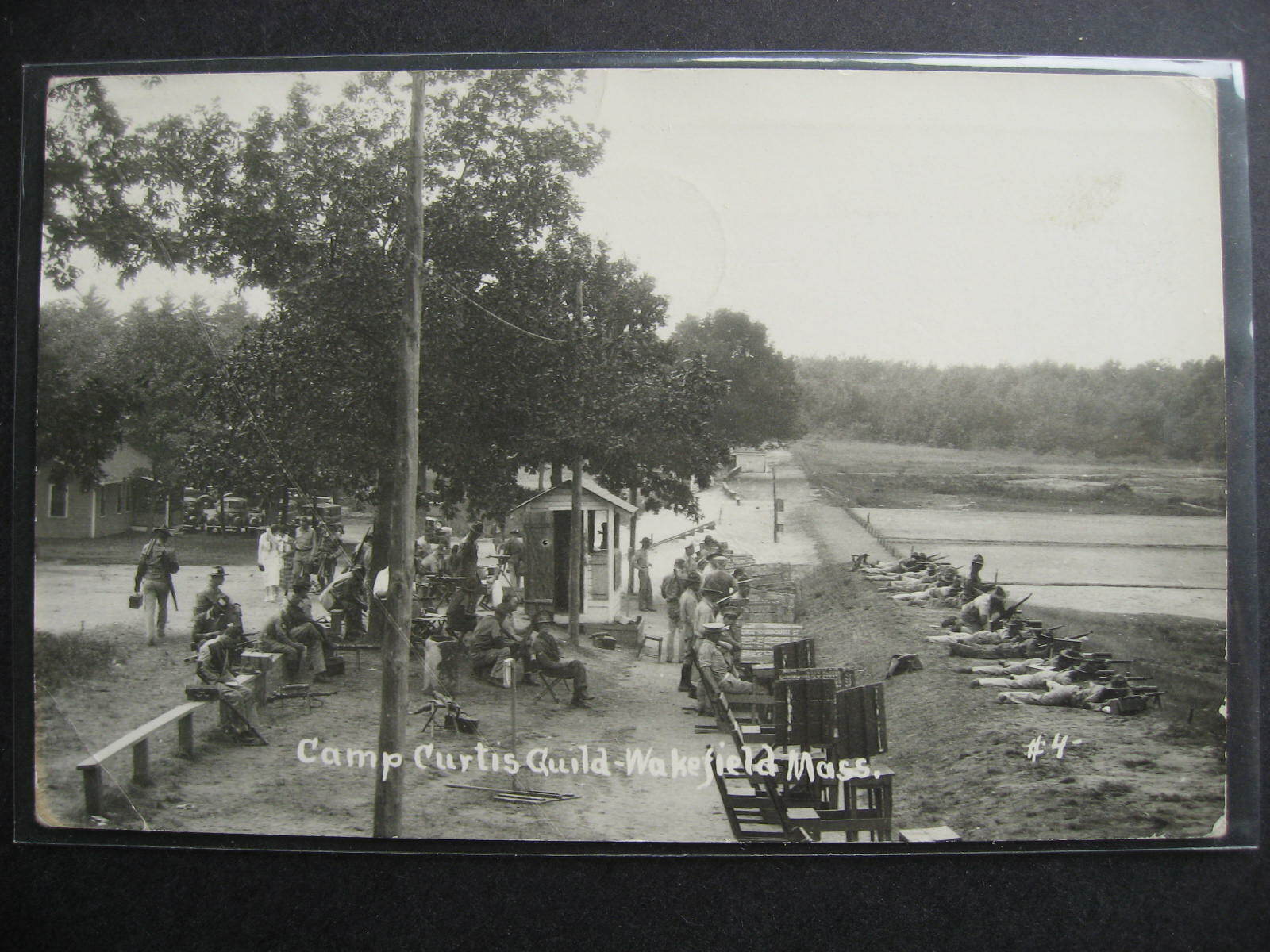 USA Military Camp Curtis Guild Wakefield MA photo postcard, check it ...