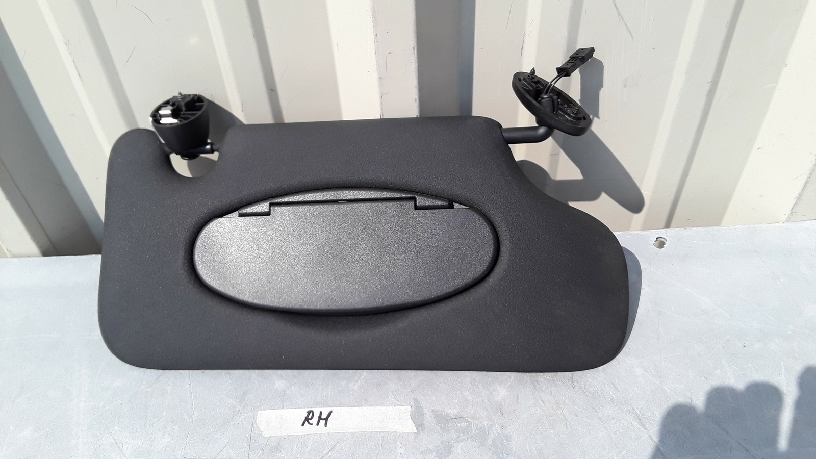 2014 MINI COOPER S R61 PACEMAN RIGHT PASSENGER SIDE SUN VISOR BLACK OEM ...