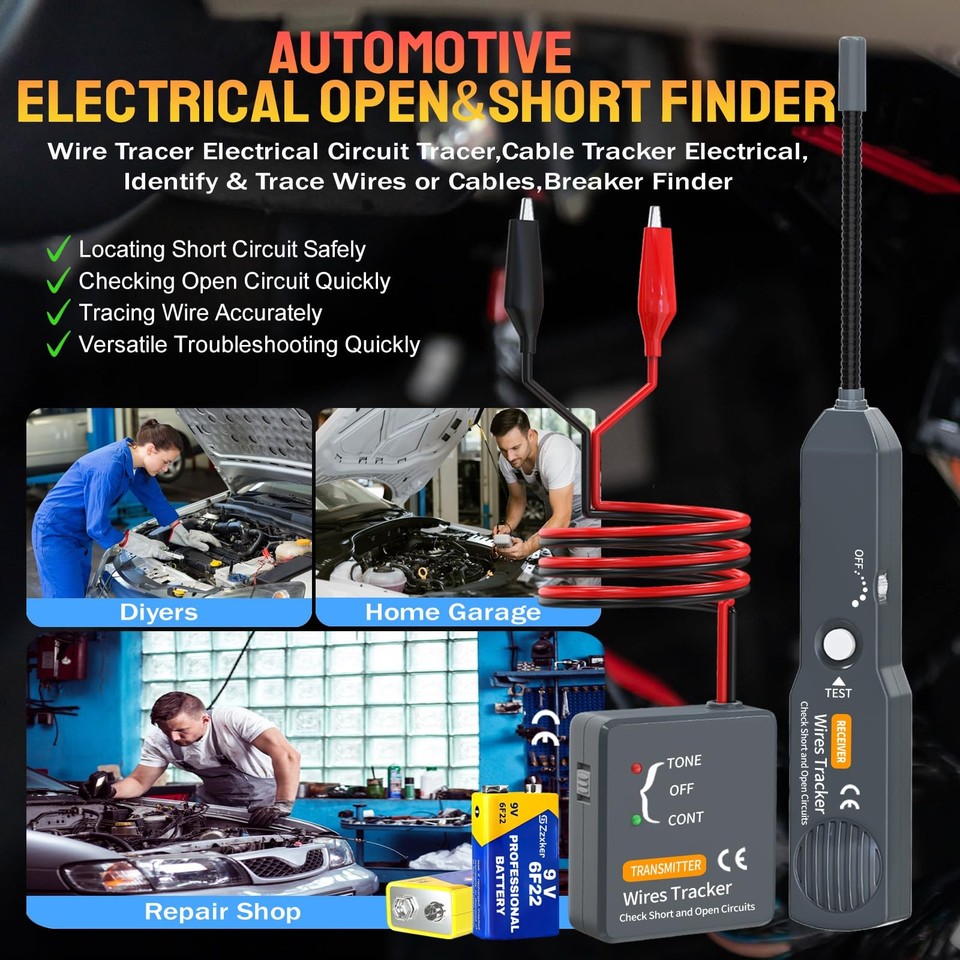Circuit Tracer,Wire Tracer Electrical,Automotive Electrical Open&Short ...