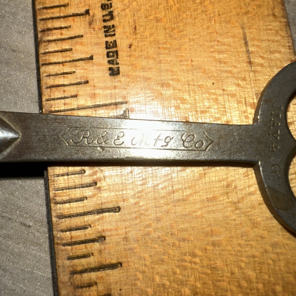 Antique Skeleton Key: R & E Mfg. Co. #6 on Tip. Patent May 4, 1869 | eBay