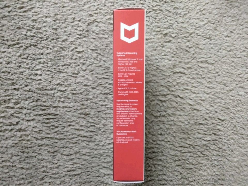 McAfee LiveSafe 2025 Unlimited Devices, Antivirus Internet, 1 Year ...