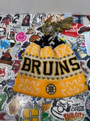 boston bruins beanie hat black and Yellow | eBay