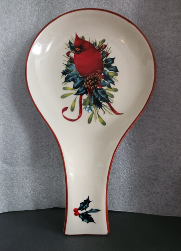 Mint Lenox Winter Greetings Spoon Rest Bird Cardinal No Box | eBay