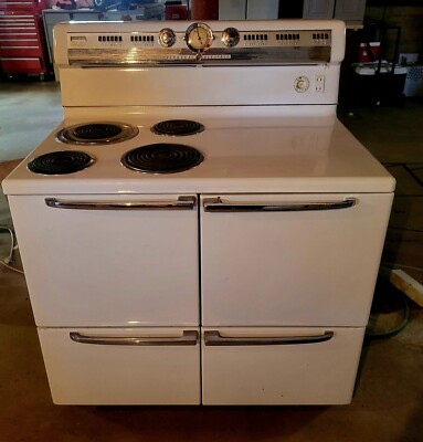 Vintage Antique 40's 1948 General Electric Stratoliner Electric Range ...