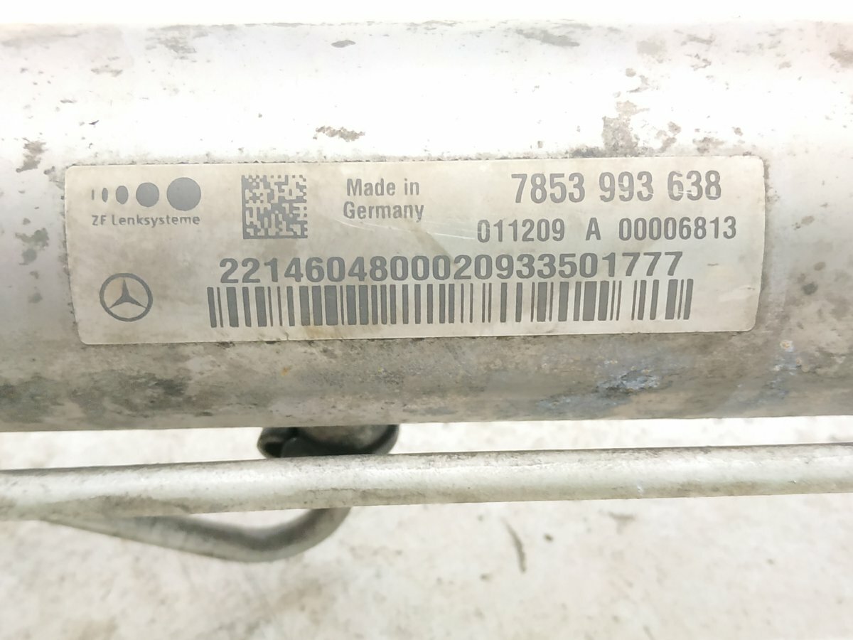 MERCEDES-BENZ S-CLASS W221 STEERING RACK 4X4 4MATIC A 2214604900 A ...