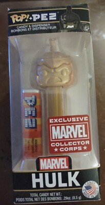 NEW Gold Hulk PEZ Funko Pop Exclusive Marvel Collector Corps 2018 in ...