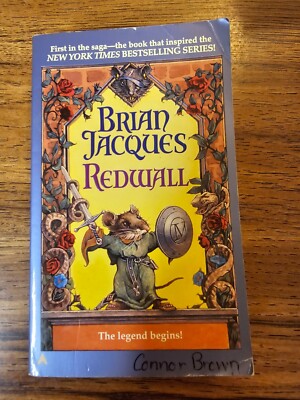 Redwall Brian Jacques 1998 Action Adventure Fantasy Paperback ...