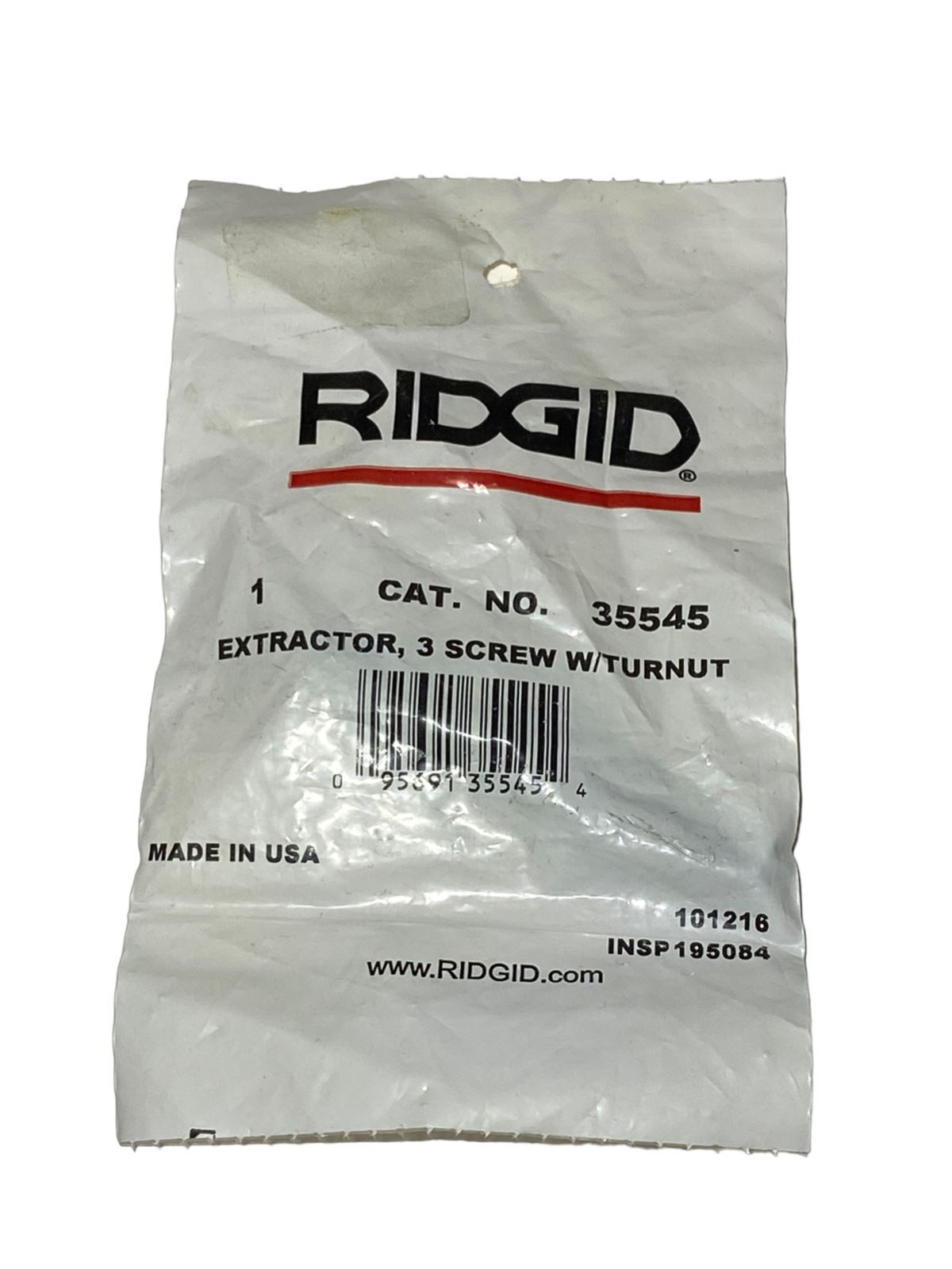 RIDGID 35545 Extractor , 3 Screw w/Turnut - Made in USA | eBay