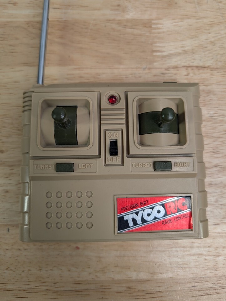 VINTAGE TYCO Tiger Tank W/ Remote - Military RC WWII Tank 1/16 - Parts ...