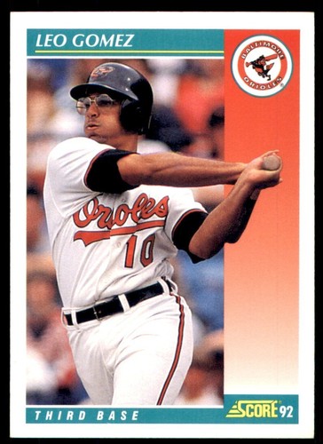 1992 Score #240 Leo Gomez | eBay
