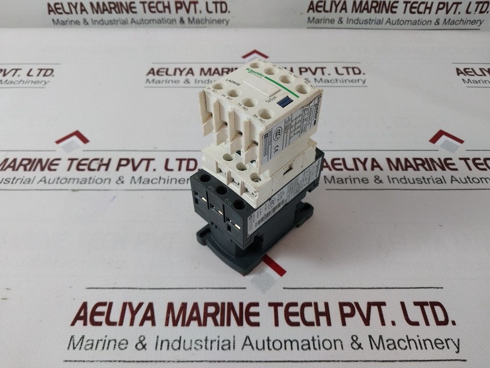 Schneider Electric LADN40C Auxiliary Contact Block with Contactor LC1 ...