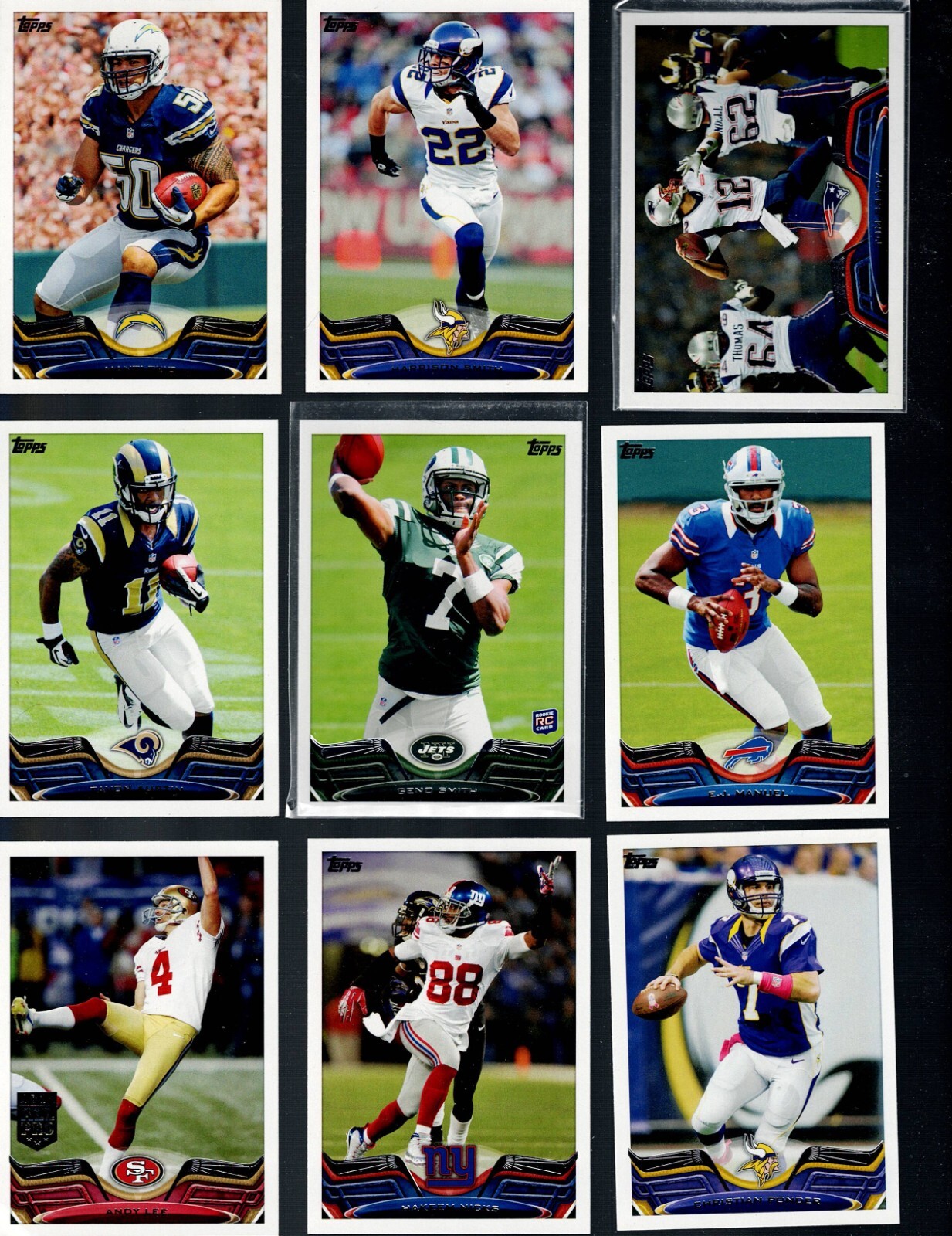 2013 TOPPS FOOTBALL COMPLETE YOUR SET 251-400 + INSERTS BUY 2 GET 1 ...