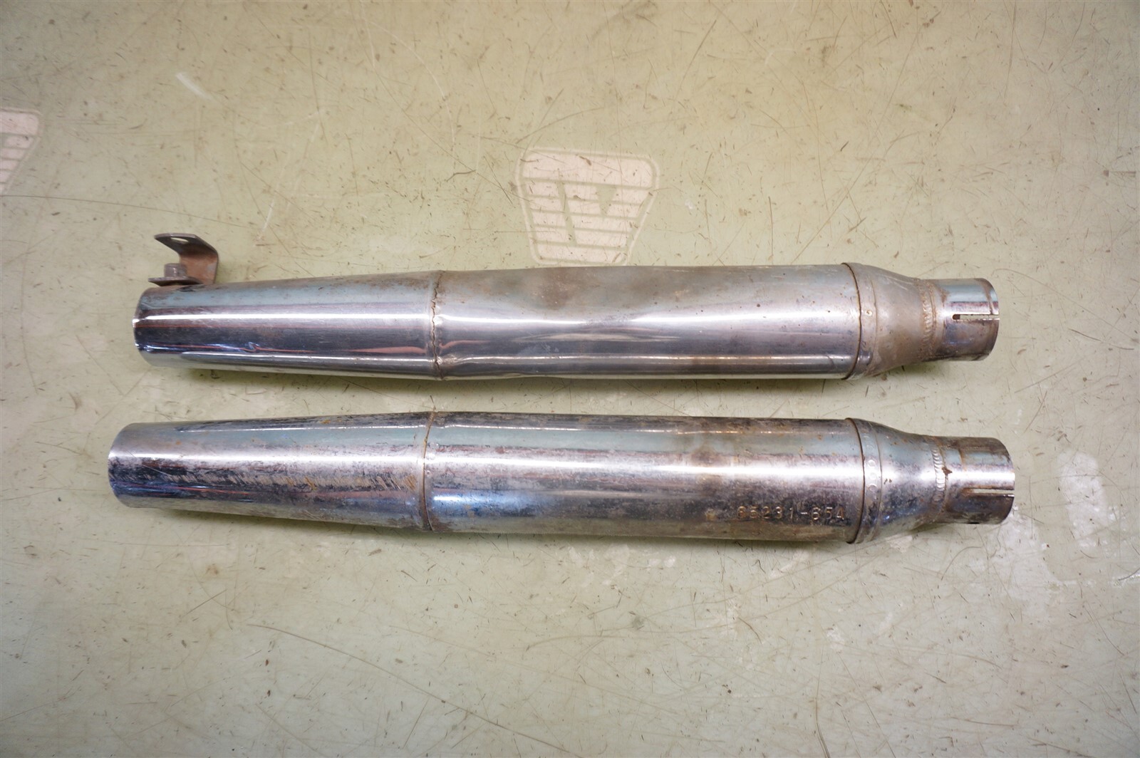 HARLEY Sportster Shovelhead FX XL Ironhead OEM Exhaust Muffler 65231 ...