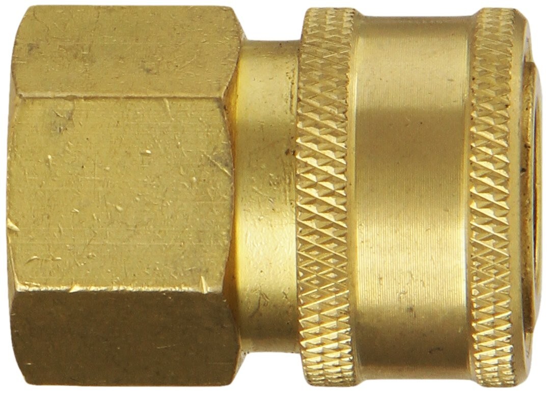 Amflo CST6B Straight Thru Design x 3/8" FNPT Brass Coupler | eBay
