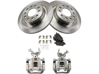 TRQ 16XG37P Rear Brake Pad Rotor and Caliper Set Fits 2016-2019 Chevy ...