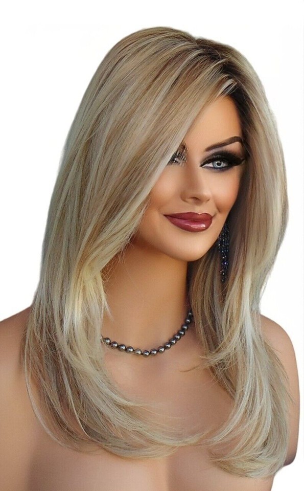 SCENE STEALER Synthetic Wigs | COLOR SHADED BISCUIT ROOTED BLOND ...