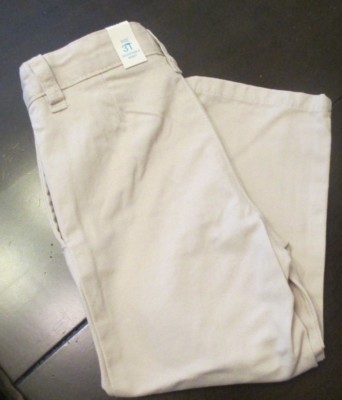 CHILDREN'S PLACE BOY'S 3T TAN BEIGE PANTS W/ADJUSTABLE WAIST SCHOOL ...
