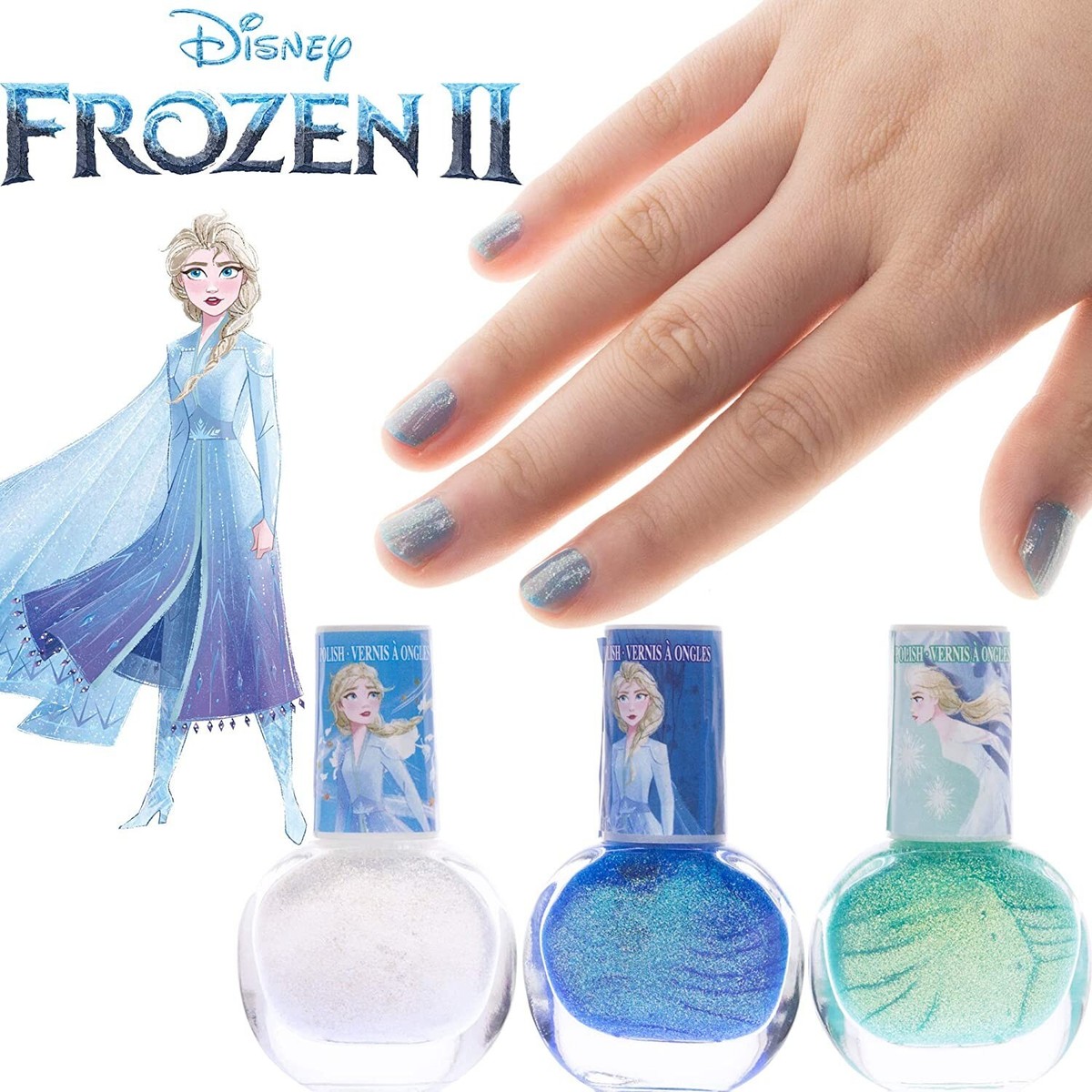 Elsa Frozen Nails
