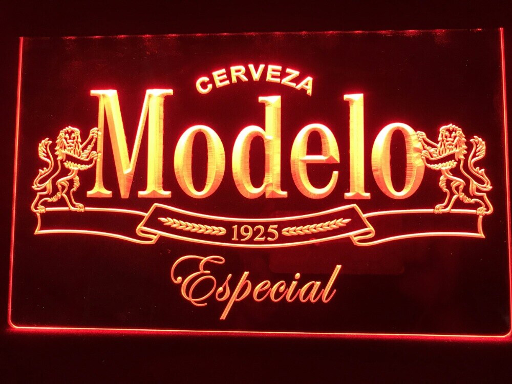 MODELO ESPECIAL CERVEZA LED Neon Light Sign Bar Beer Pub Club home room ...