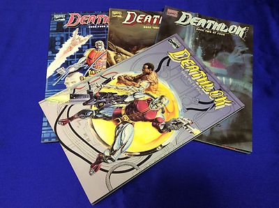 DEATHLOK #1-4 (MARVEL/ORIGINAL MINI/MCDUFFIE/GUICE/101598) COMPLETE SET ...